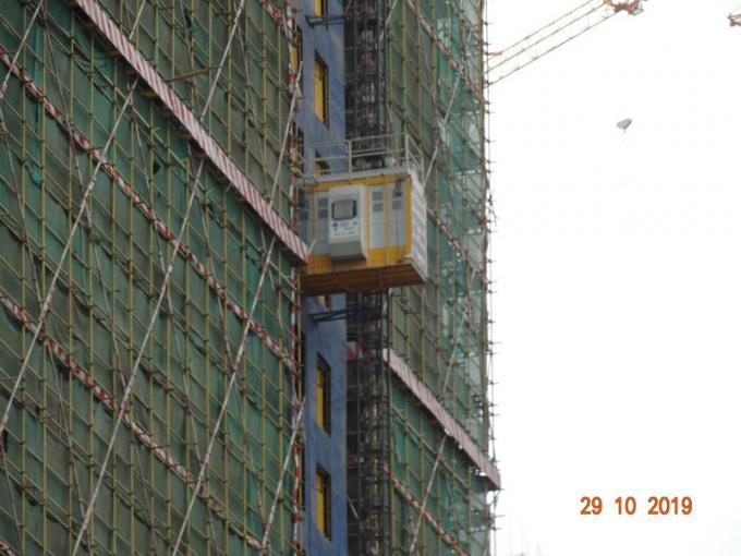 36 M / Min Construction Material Lifting Rack & Pinion Hoist