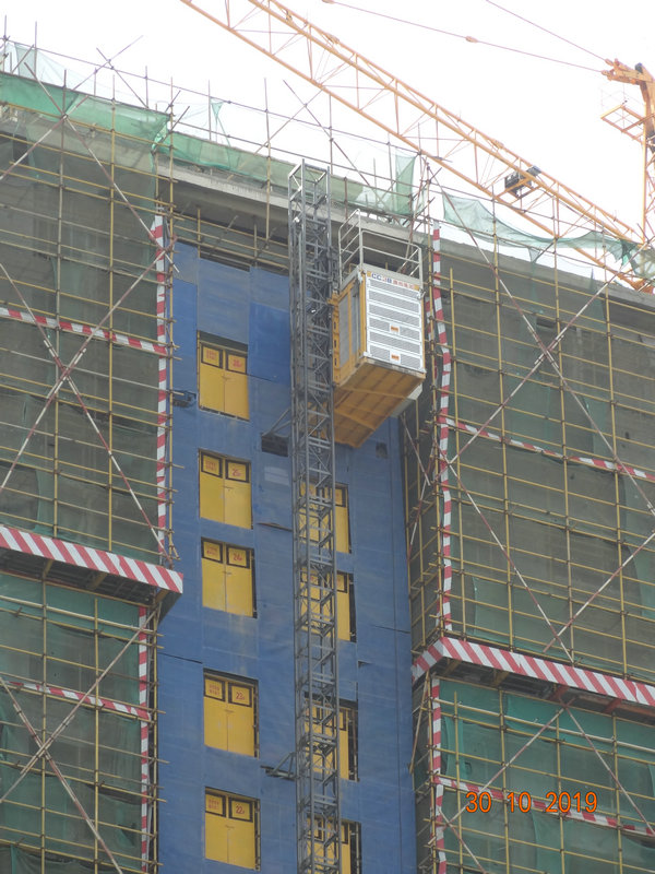 Rack And Pinion Modular 30kw Construction Site Lift