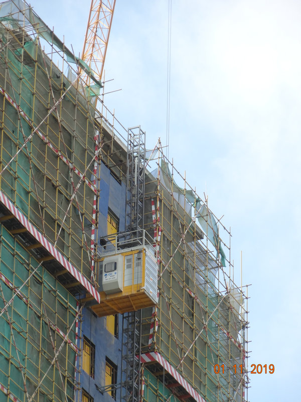 High Strength Payload Capacity 2000 Kg Construction Site Lift