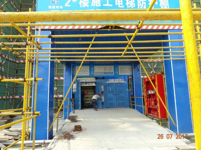 Safety Lifting Rack Pinion 450M Building Construction Hoist
