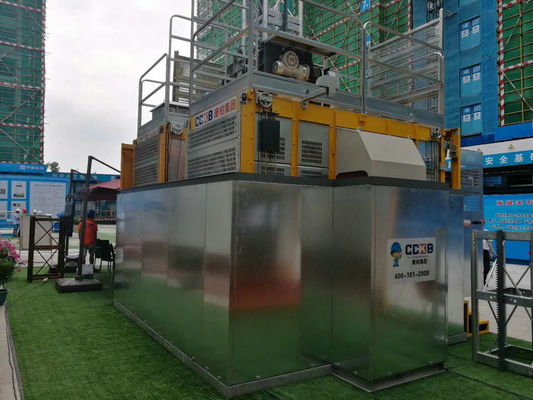 Modular Temporary Passenger Elevators , Building Site Rack And Pinion ...