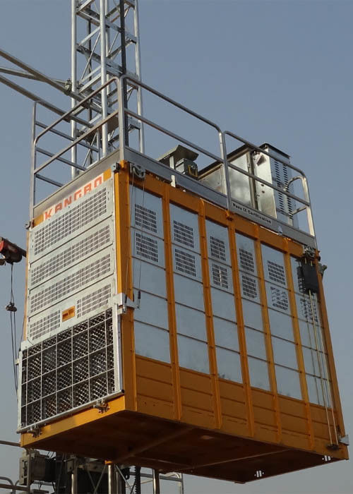 2 Tons Payload Building Site Hoist VFC Motor SC200/200 Easy ...