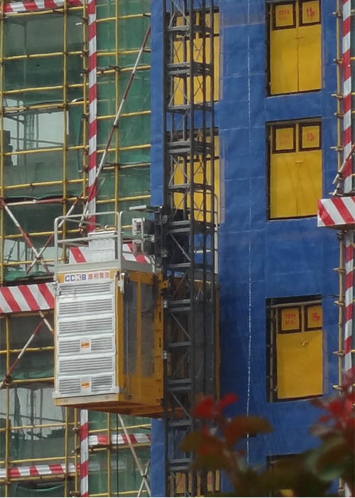 VFD Durable Rack And Pinion Hoist Max Lifting Height 250/400 M* For ...