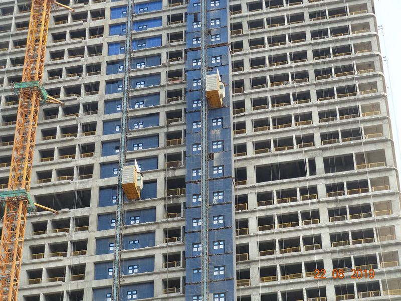 Construction Site 3000Kg Rack And Pinion Hoist