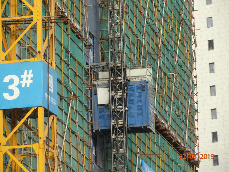 Fully Safety Device VFD 400M Rack And Pinion Elevator