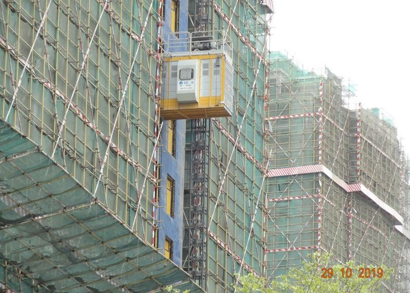 36 M / Min Construction Material Lifting Rack & Pinion Hoist