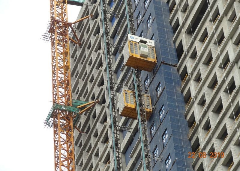 Modular 450m Constuction Sites Rack And Pinion Hoist